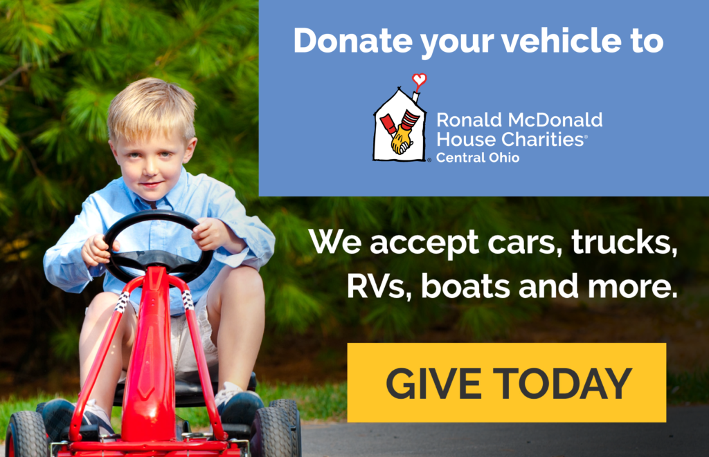 Donate Your Vehicle To The Ronald McDonald House - QFM96
