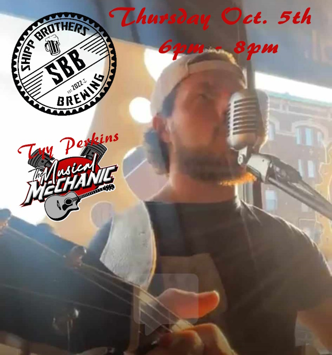 Tyy Perkins Acoustics Live @ Shipp Brothers Brewing Restaurant & Taproom - QFM96